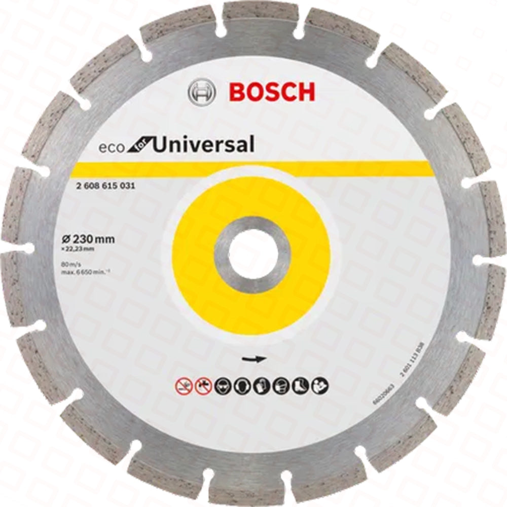 DİSK ALMAZ KƏSİCİ BOSCH ECO UNİVERSAL 230X22.23MM– Omid